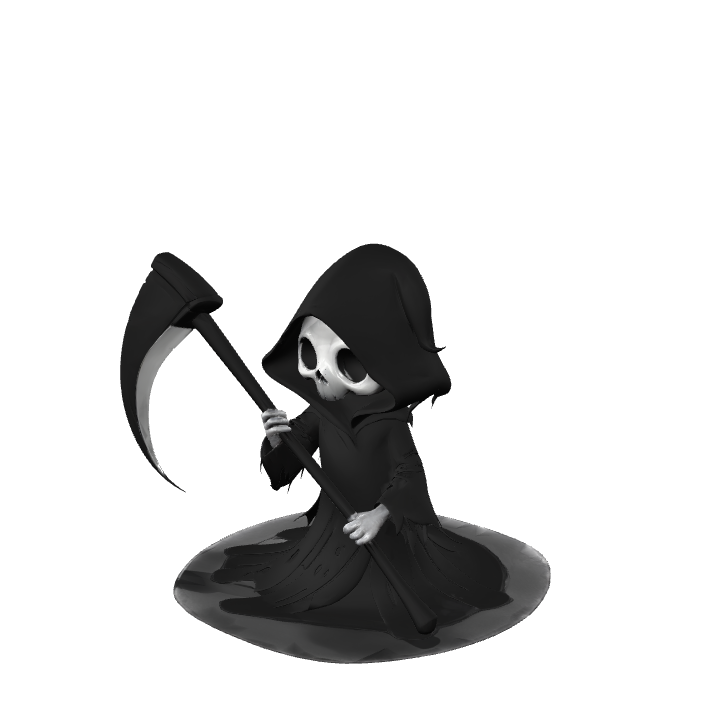 Grim Reaper Chibi Linda - Modelos 3D gratuitos en Pixabay