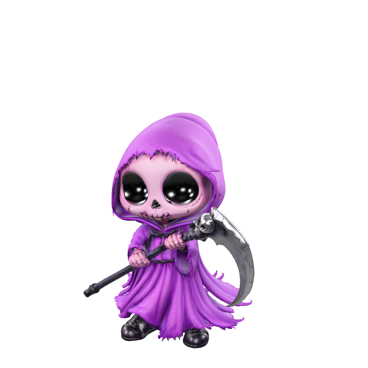 Glb Grim Reaper Cute Character - Free 3D Models on Pixabay