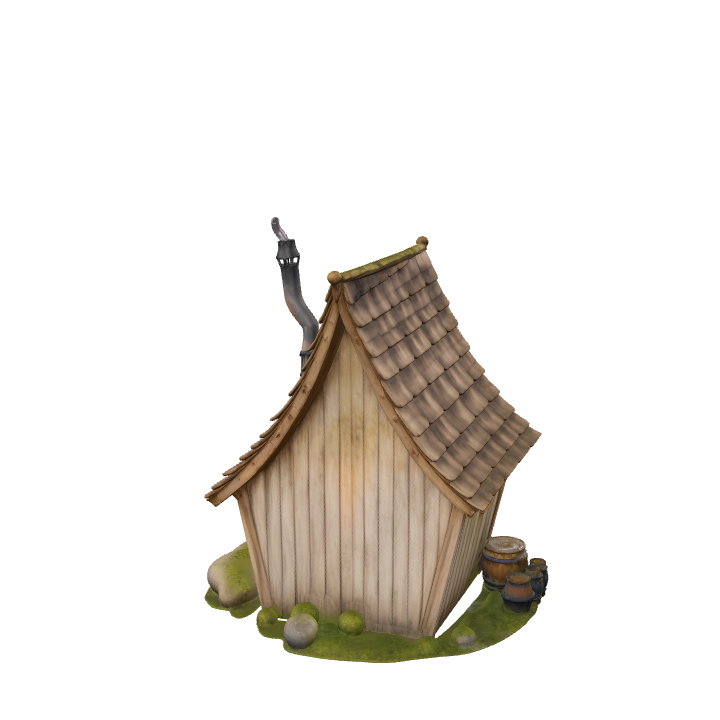 Glb Fantasy House Wooden Cottage - Free 3D Models on Pixabay