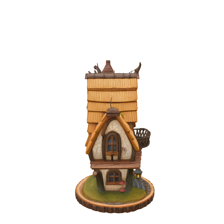 Fairy House Fantasy Cottage - Free 3D Models on Pixabay