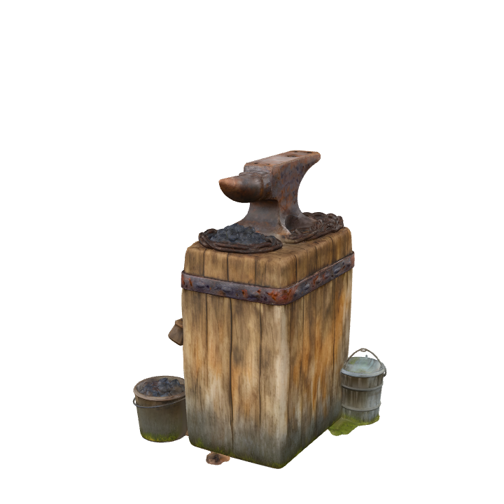 Anvil Blacksmith Medieval Prop - Free 3D Models on Pixabay