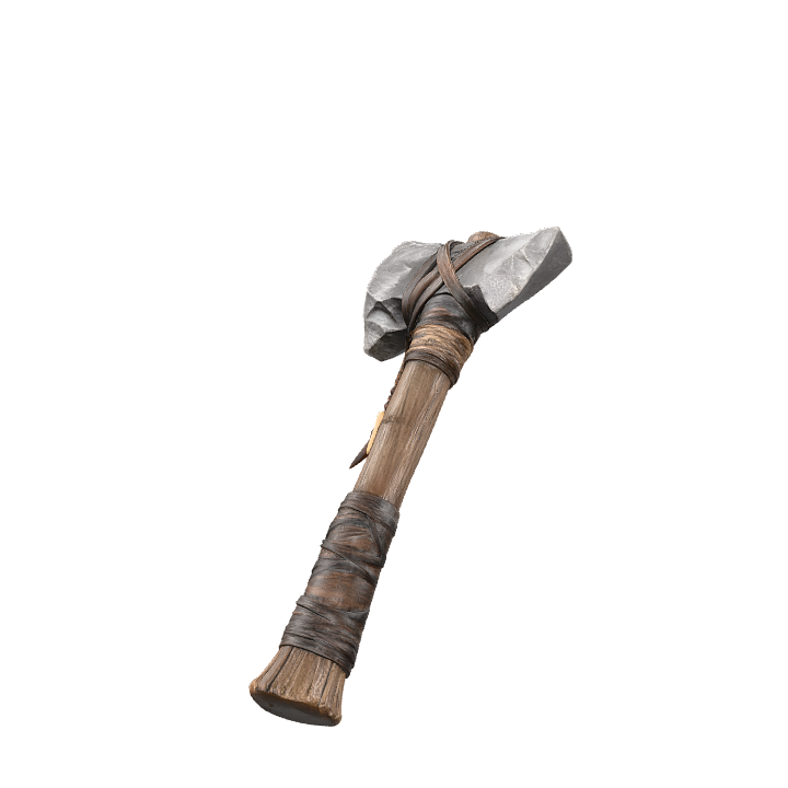 Stone Axe Primitive Tribal - Free 3D Models on Pixabay
