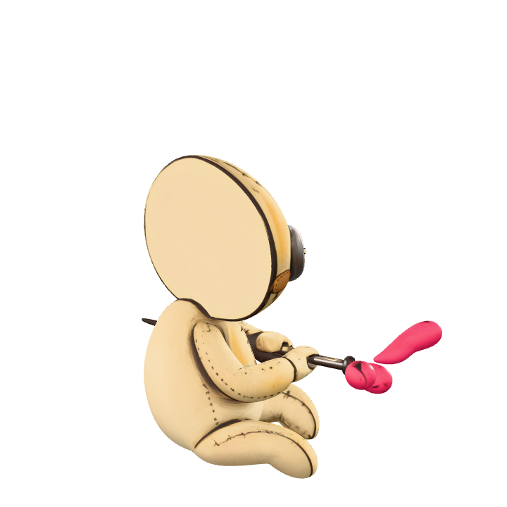 Boneco Vodu Fofo Boneca - Modelos 3D gratuitos no Pixabay