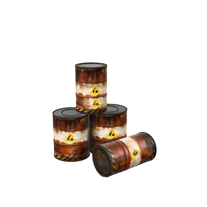 Toxic Barrels Radioactive - Free 3D Models on Pixabay