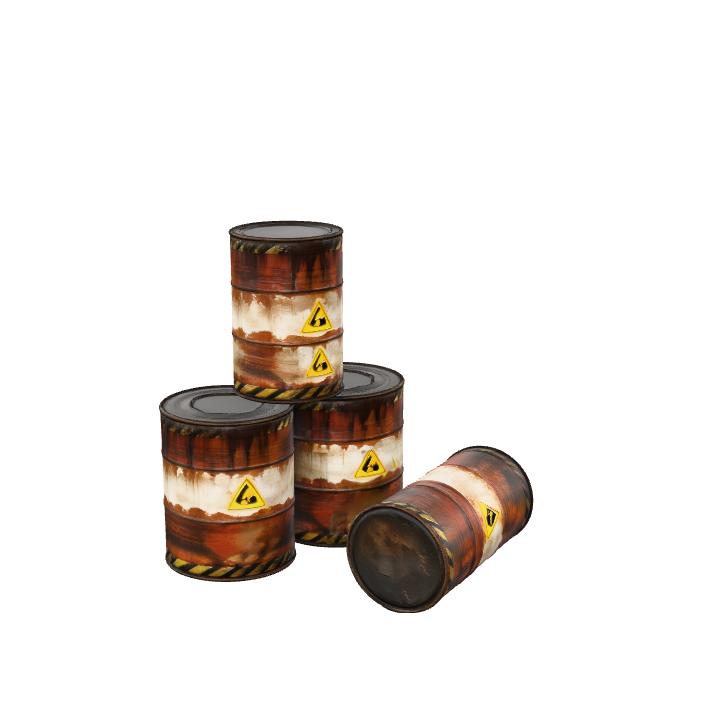 Toxic Barrels Radioactive - Free 3D Models on Pixabay