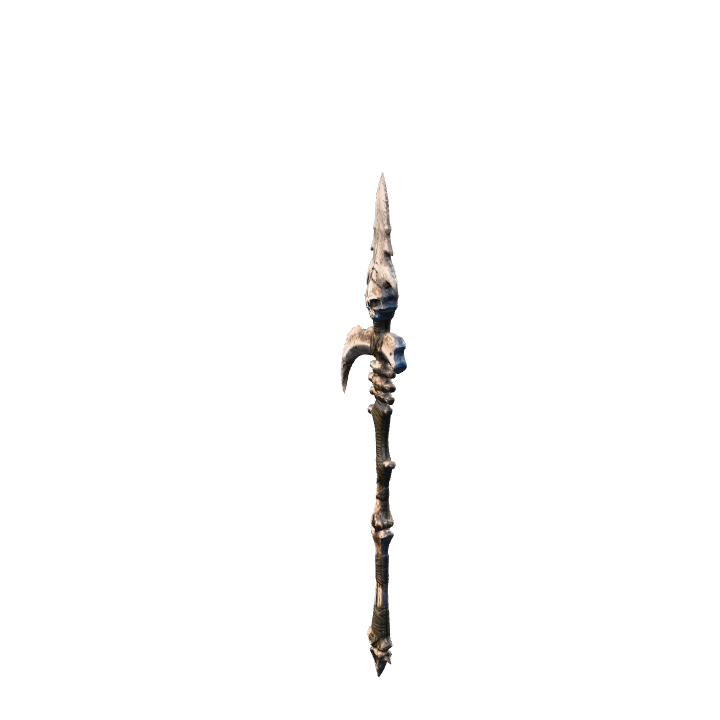 Bone Spear Staff 3D - Free 3D Models on Pixabay