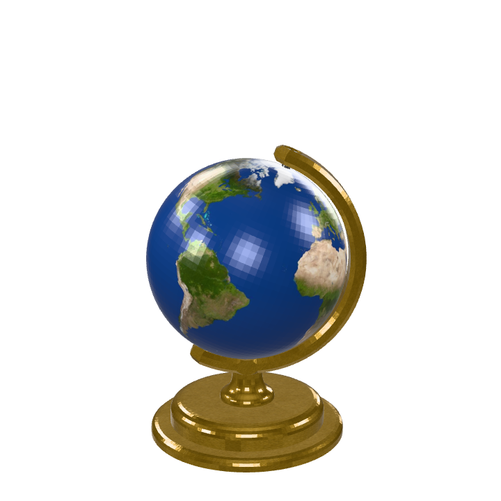 Bumi Planet Semesta - Model 3D Gratis di Pixabay