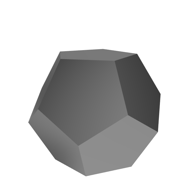 Dodecahedron Geometry Polyhedron - Free 3D Models on Pixabay