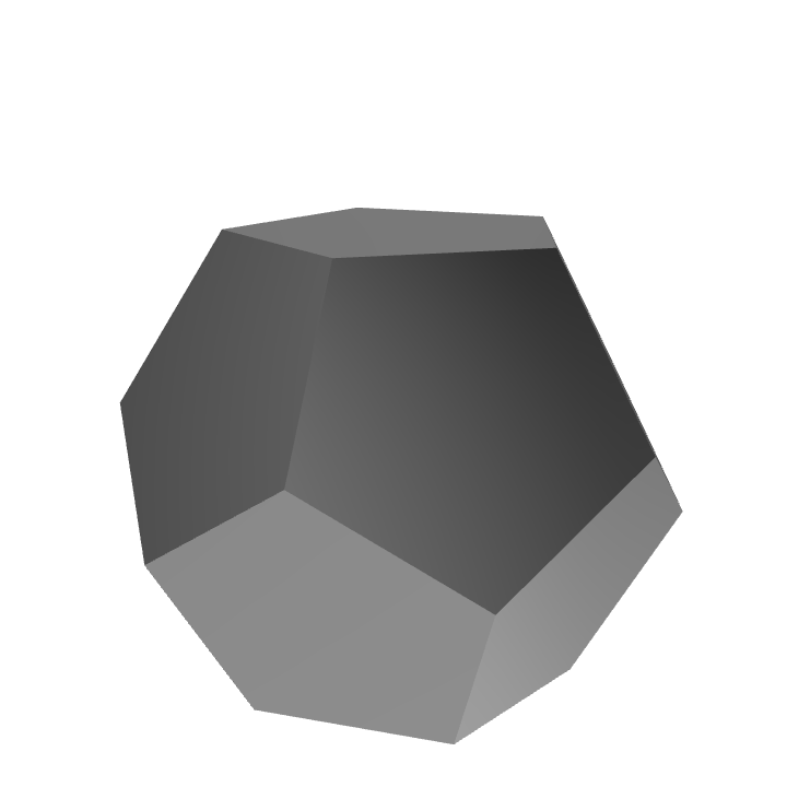 Dodekaeder Geometrie Polyeder - Kostenlose 3D-Modelle auf Pixabay