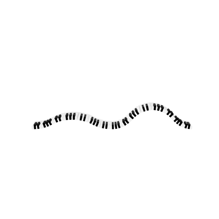 Keyboard Piano Wavy - Free 3D Models on Pixabay