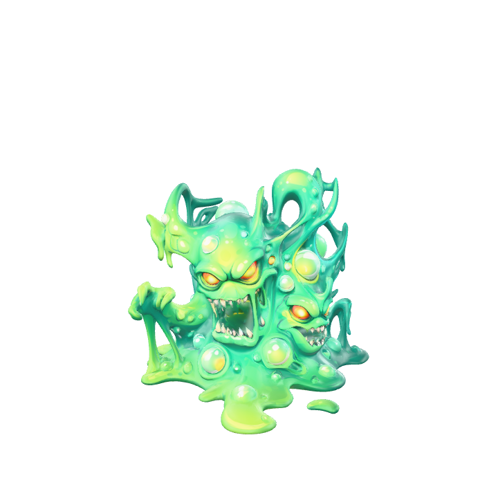 Slime Monster Blob - Free 3D Models on Pixabay