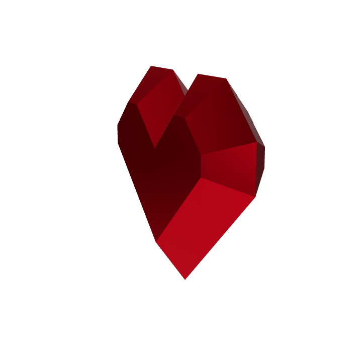 Metallic Heart Love - Free 3D Models on Pixabay
