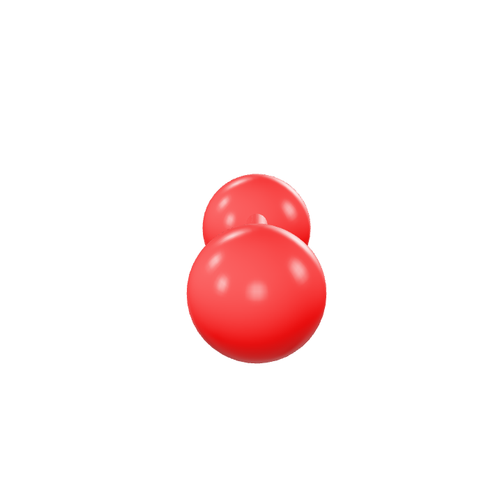 Oxygen Molecule Atom - Free 3D Models on Pixabay