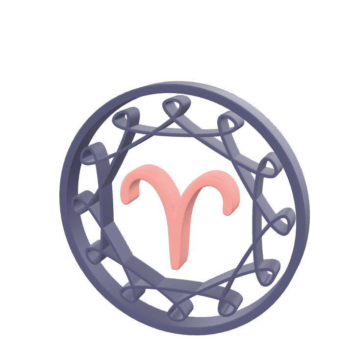 Tanda-Tanda Zodiak Aries - Model 3D Gratis di Pixabay