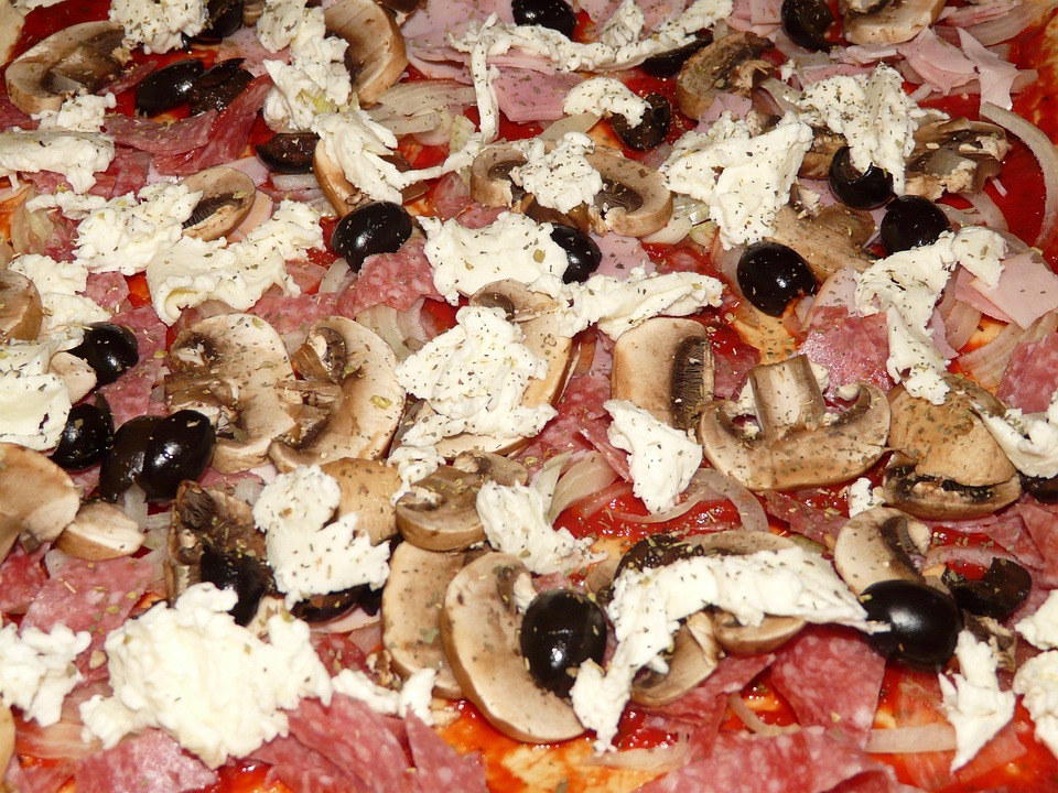 Pizza Topping Mushrooms Free Photo On Pixabay