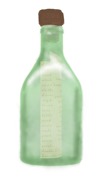Download Message, Bottle, Note. Royalty-Free Stock Illustration Image ...
