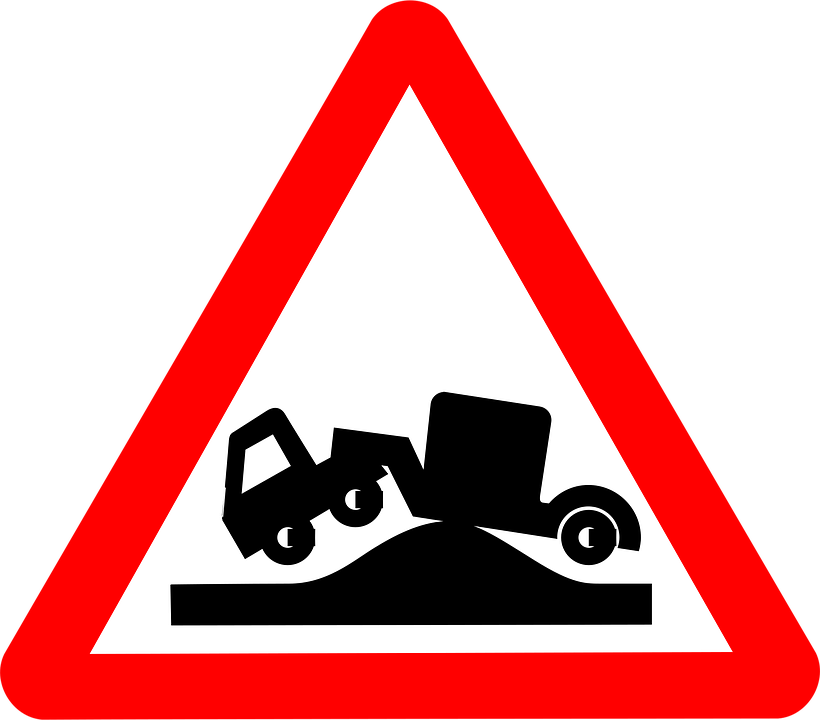 Traffic Sign Symbol Bump - Free vector graphic on Pixabay