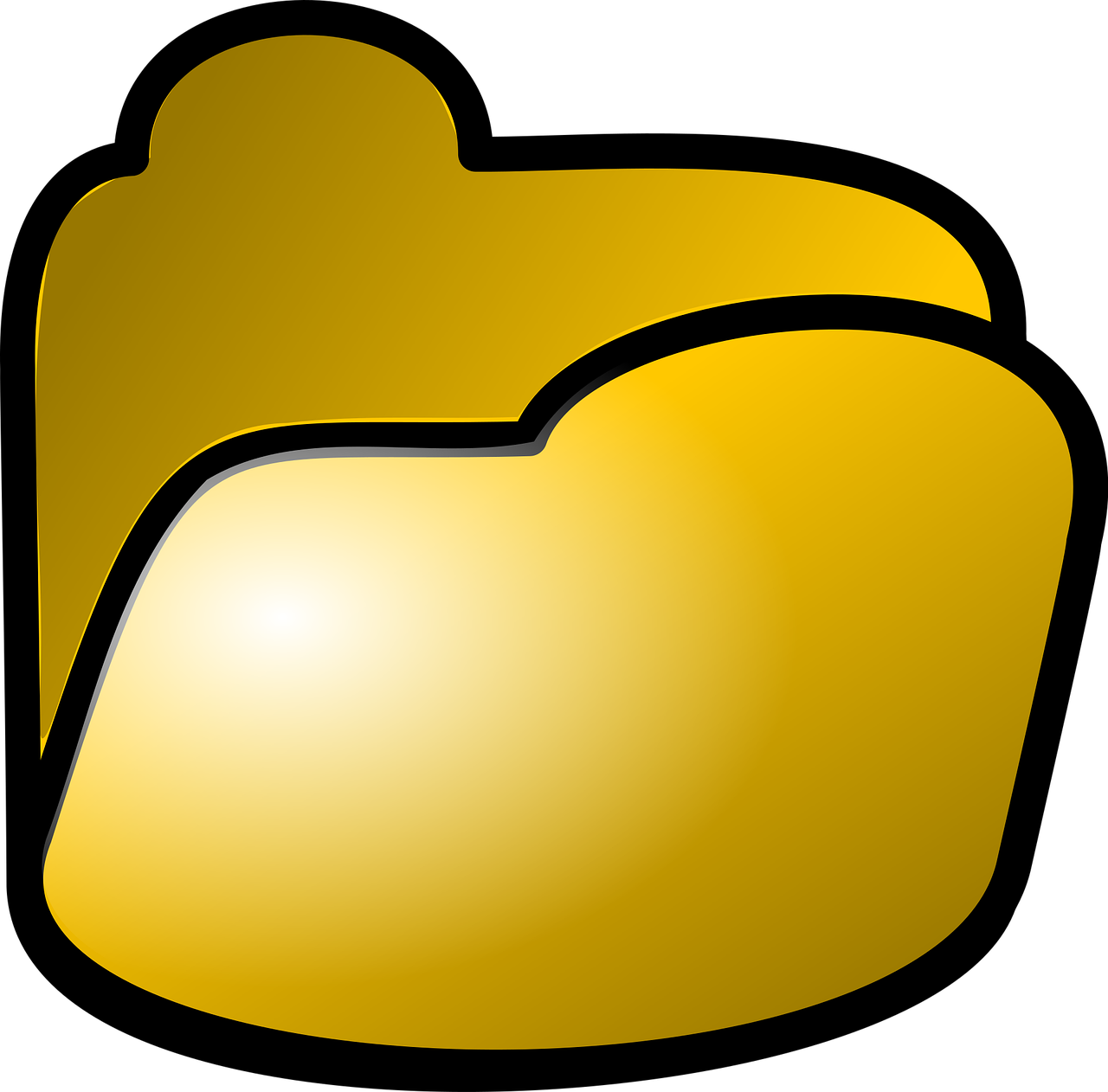 Folder Open Gold Free Vector Graphic On Pixabay Folder Open Gold Free Vector Graphic On Pixabay