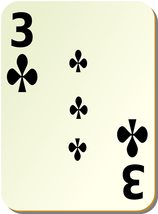 Download Three, Clubs, Card. Royalty-Free Vector Graphic - Pixabay
