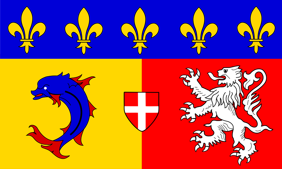 Rhone-Alpes Bendera Resmi - Gambar vektor gratis di Pixabay - Pixabay