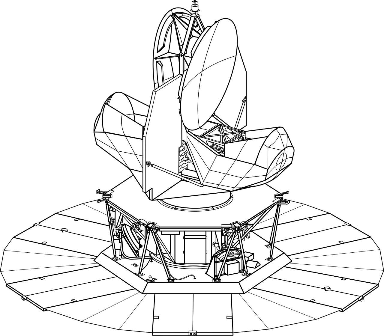 Download Satellite Communication, Wireless Signals, Communication. Royalty-Free Vector Graphic ...