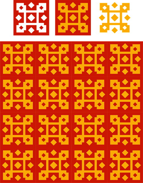 Pola Merah Kuning - Gambar vektor gratis di Pixabay