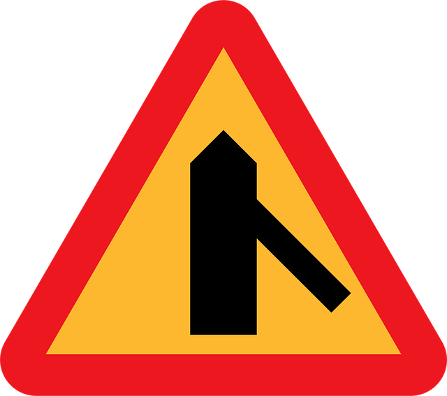 Download Traffic Merges, Merge From The Right, Roadsign. Royalty-Free ...