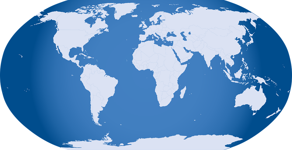 Download Globe World Map Royalty Free Vector Graphic Pixabay