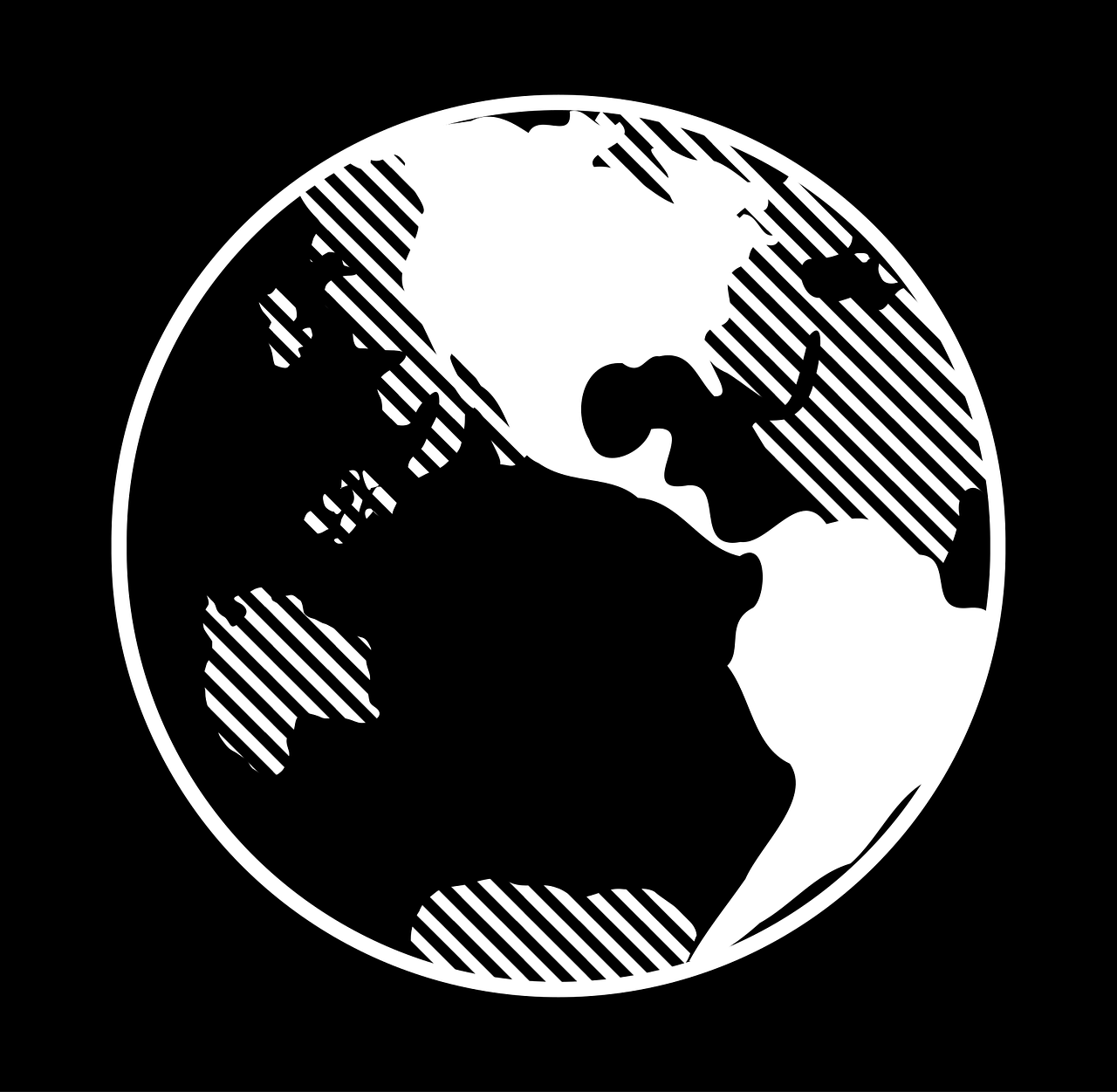 Images Du Globe Terrestre En Noir Et Blanc Globe Monde Terre Le