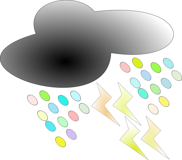 Nuvem Raio Chuva - Gráfico vetorial grátis no Pixabay - Pixabay