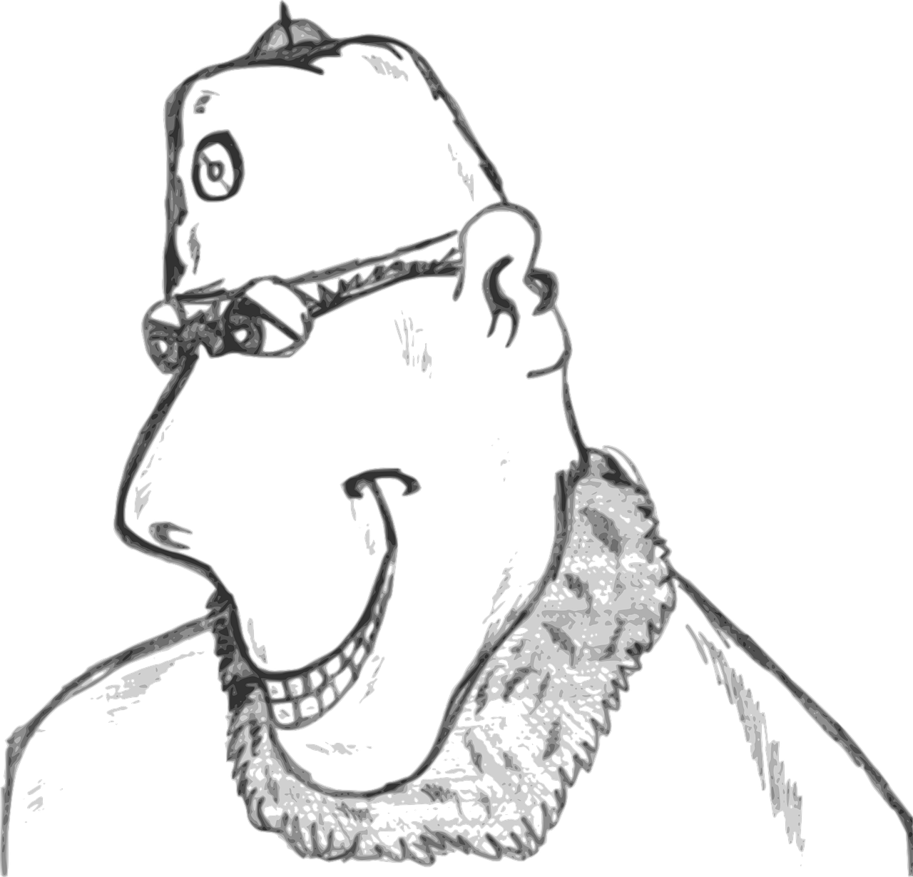 Download Head, Man, Strange. Royalty-Free Vector Graphic - Pixabay