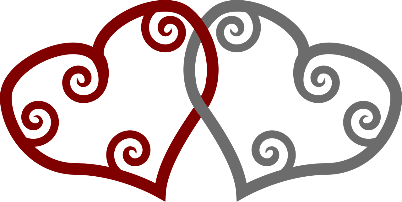 Download Two, Hearts, Shapes. Royalty-Free Vector Graphic - Pixabay
