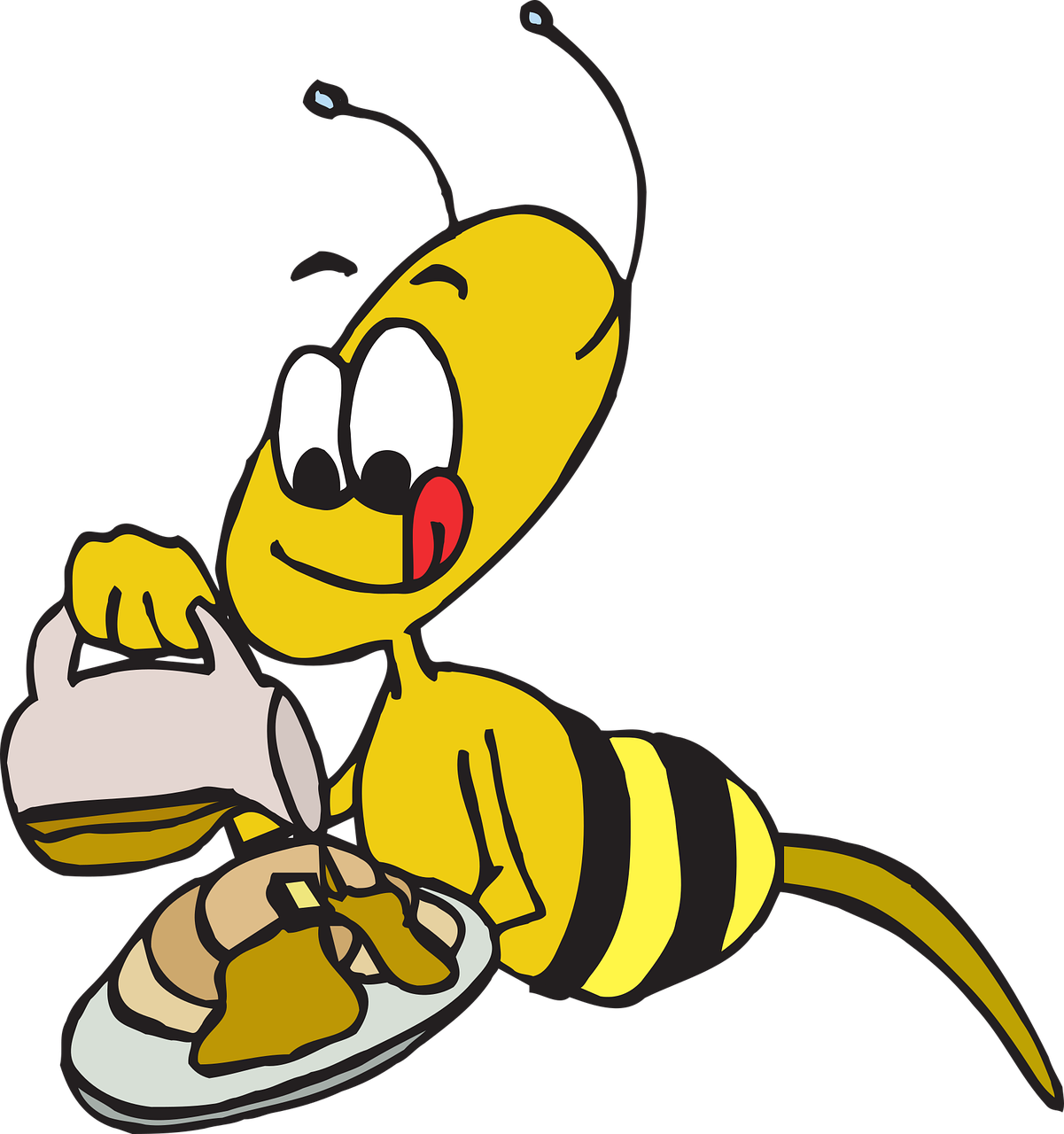 Biene Gelb Insekten Kostenlose Vektorgrafik Auf Pixabay Biene Gelb Insekten Kostenlose Vektorgrafik Auf Pixabay