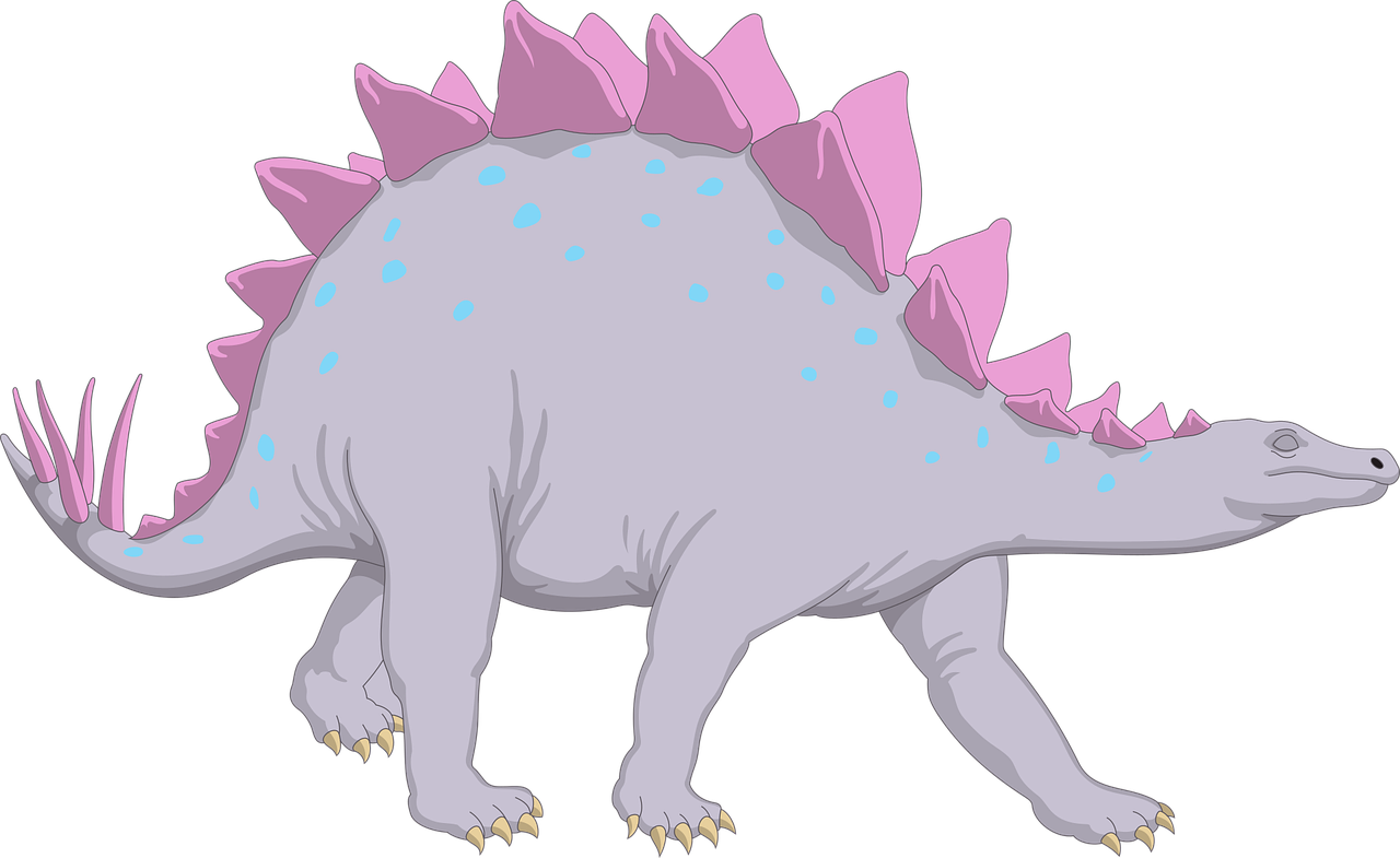 Download Purple, Dinosaur, Stegosaurus. Royalty-Free Vector Graphic ...