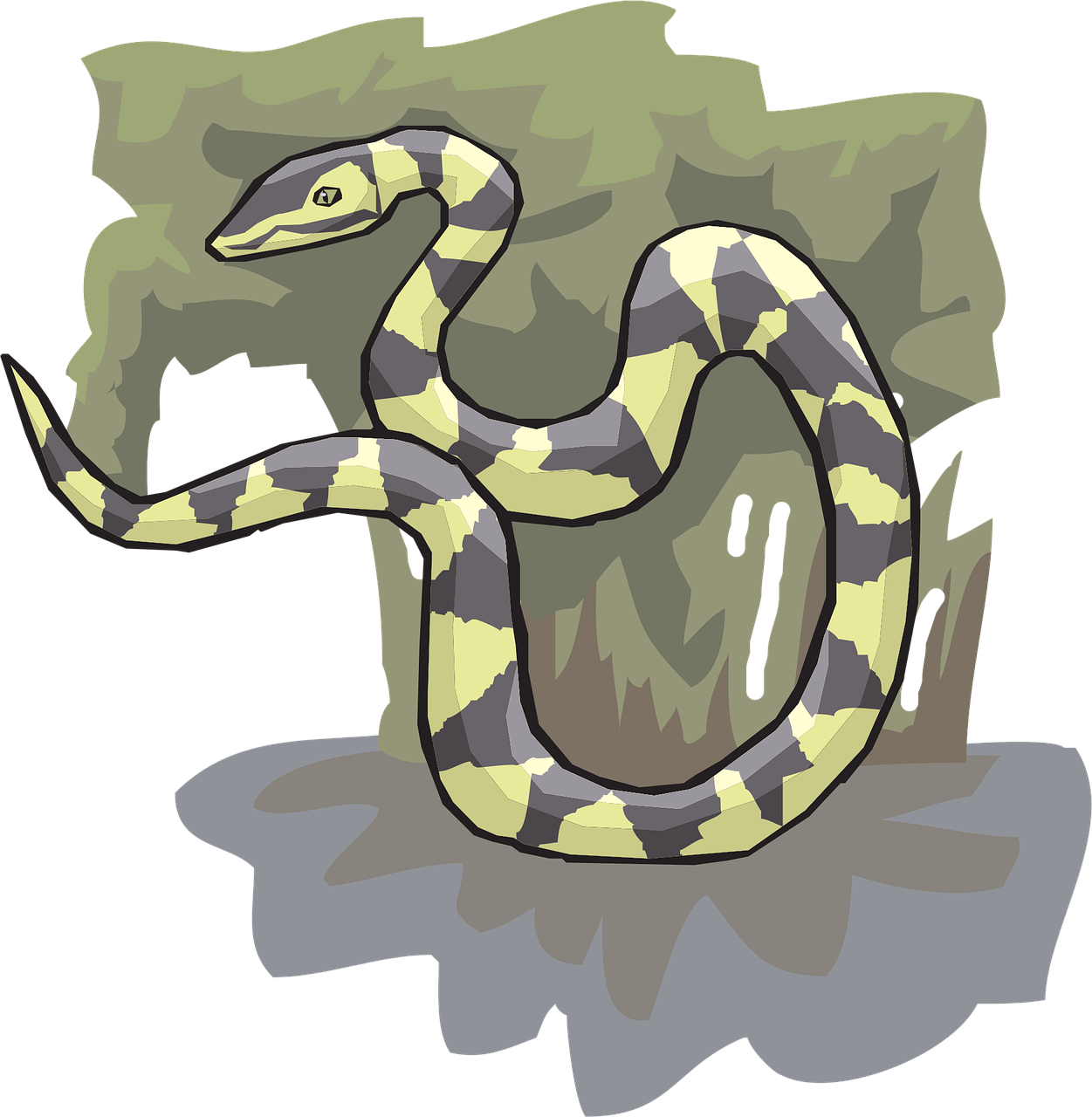 Download Snake, Tree, Plant. Royalty-Free Vector Graphic - Pixabay