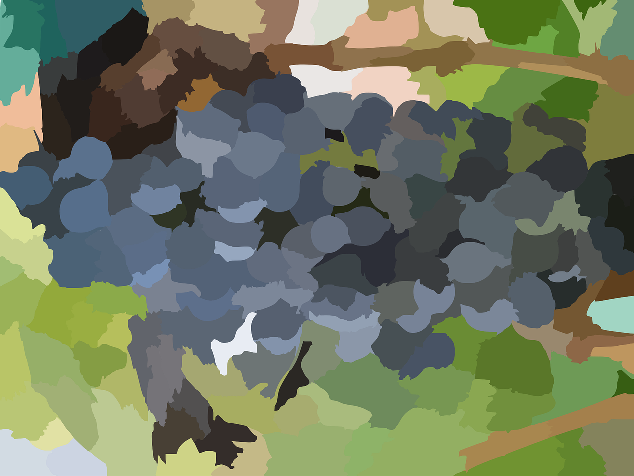 Free Grape Cluster In Basket Vector Art - Download 1,055+ Grape Cluster ...