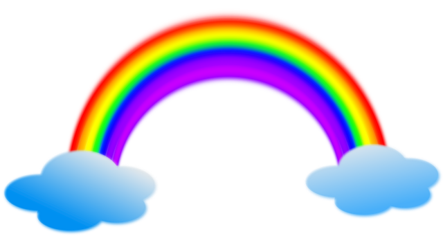 Download Rainbow, Clouds, Weather. Royalty-Free Vector Graphic - Pixabay