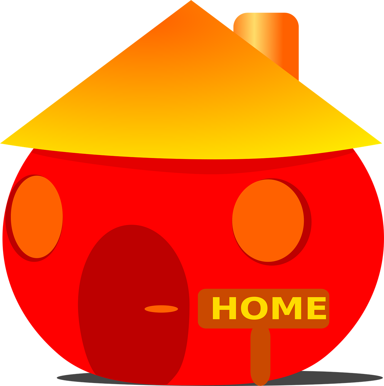 Download Building, House, Orange. Royalty-Free Vector Graphic - Pixabay