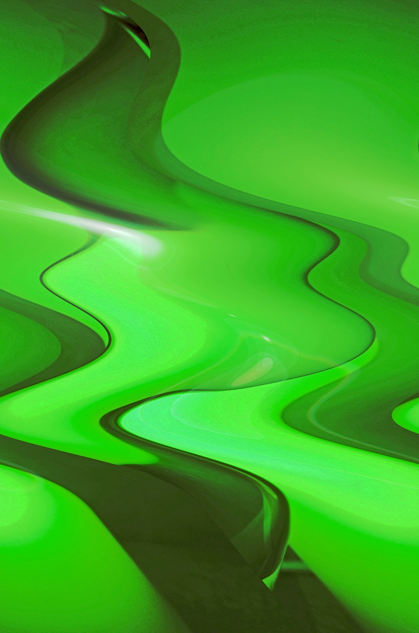 Download Green, Fluid, Wave. Royalty-Free Stock Illustration Image ...