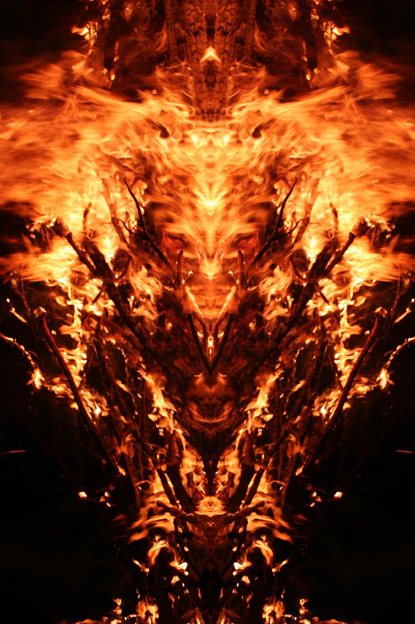 Reflection Fire Mystical - Free photo on Pixabay