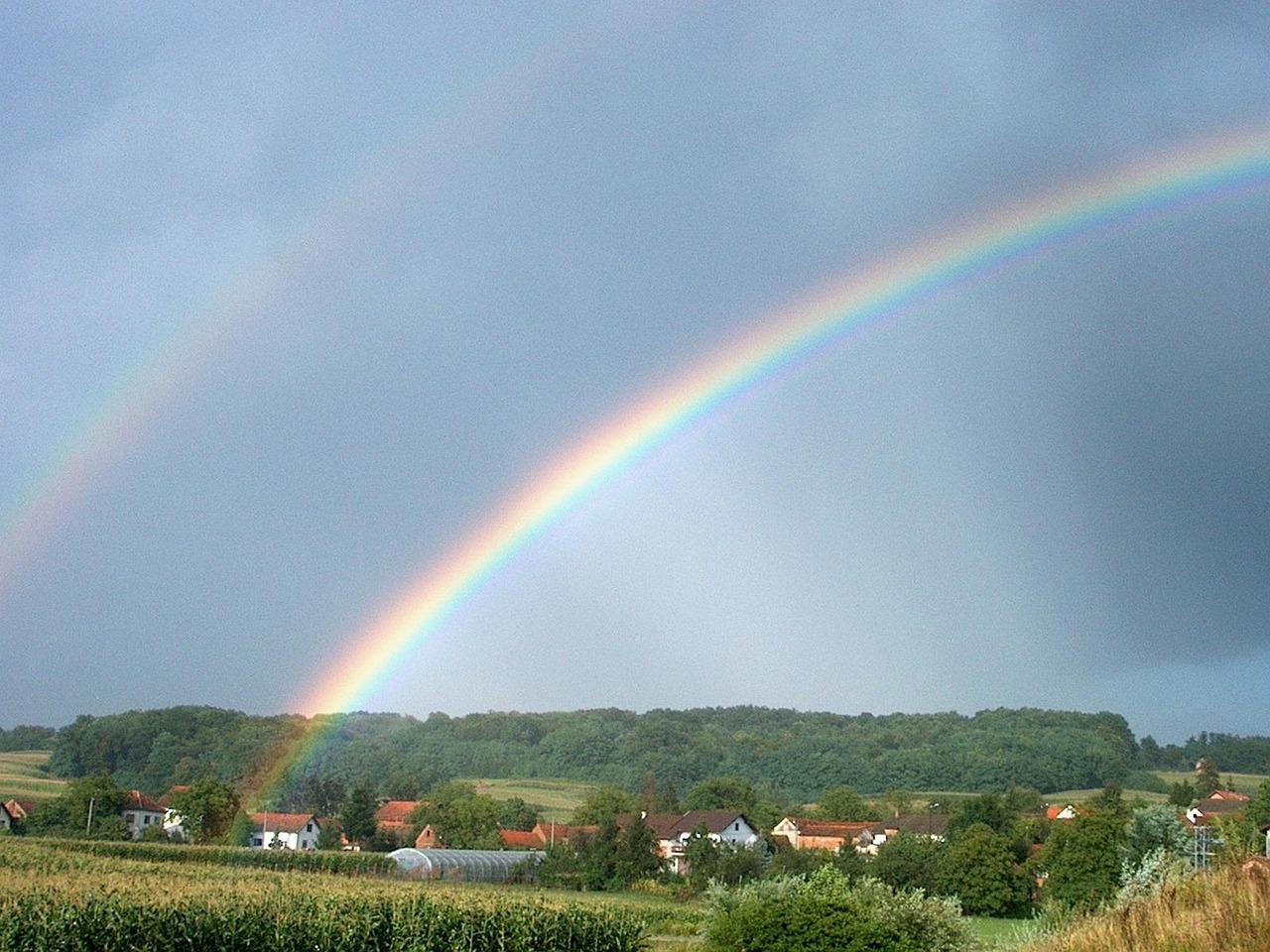Regenbogen Natur - Kostenloses Foto auf Pixabay