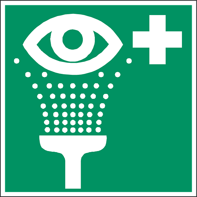 Download Eye Shower, Eye Wash, Rinse Eyes. Royalty-Free Vector Graphic ...