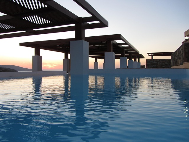 Sunset Swimming Pool Hotel Island - Free photo on Pixabay - Pixabay