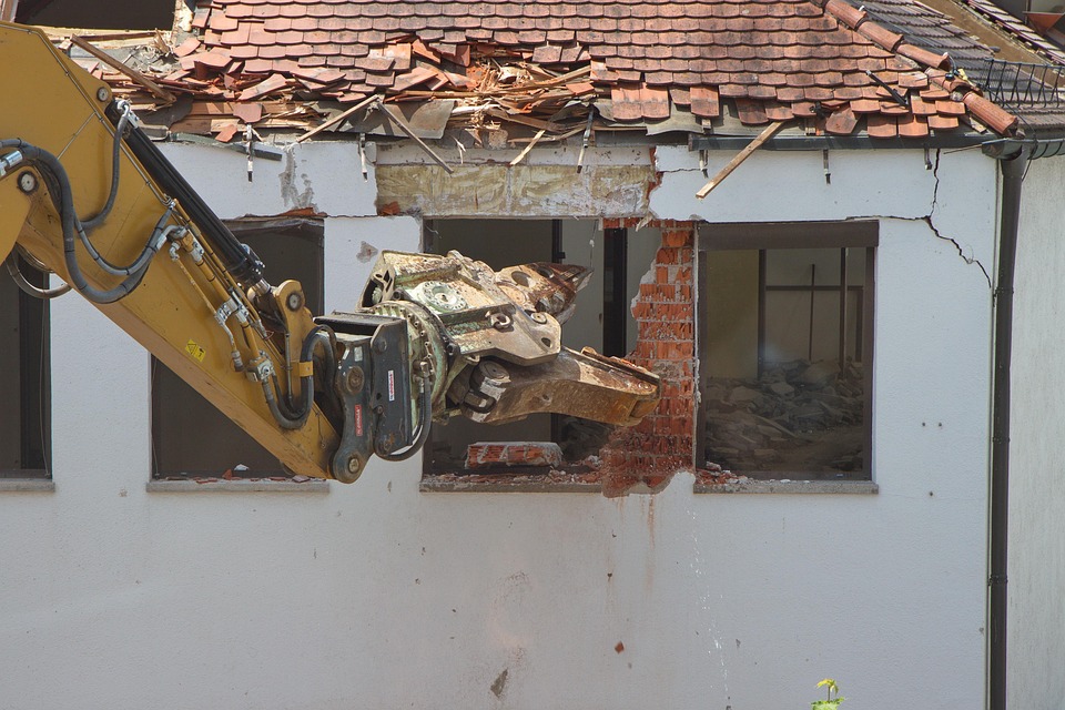 Excavator House Demolition - Free photo on Pixabay