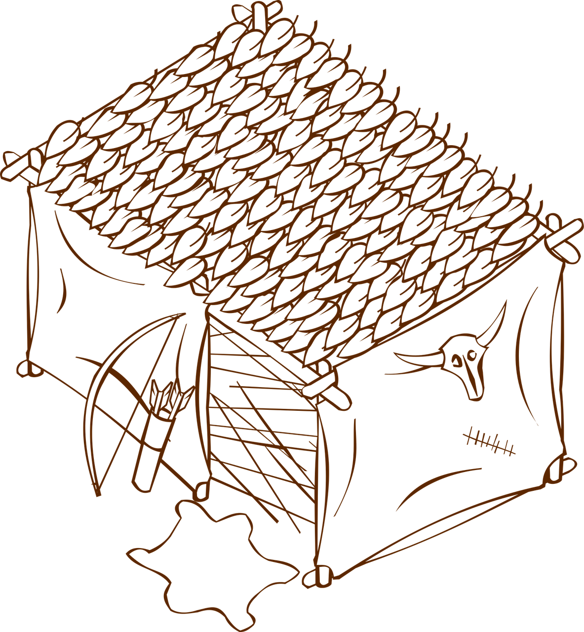 Download Hut, Hunter, Home. Royalty-Free Vector Graphic - Pixabay
