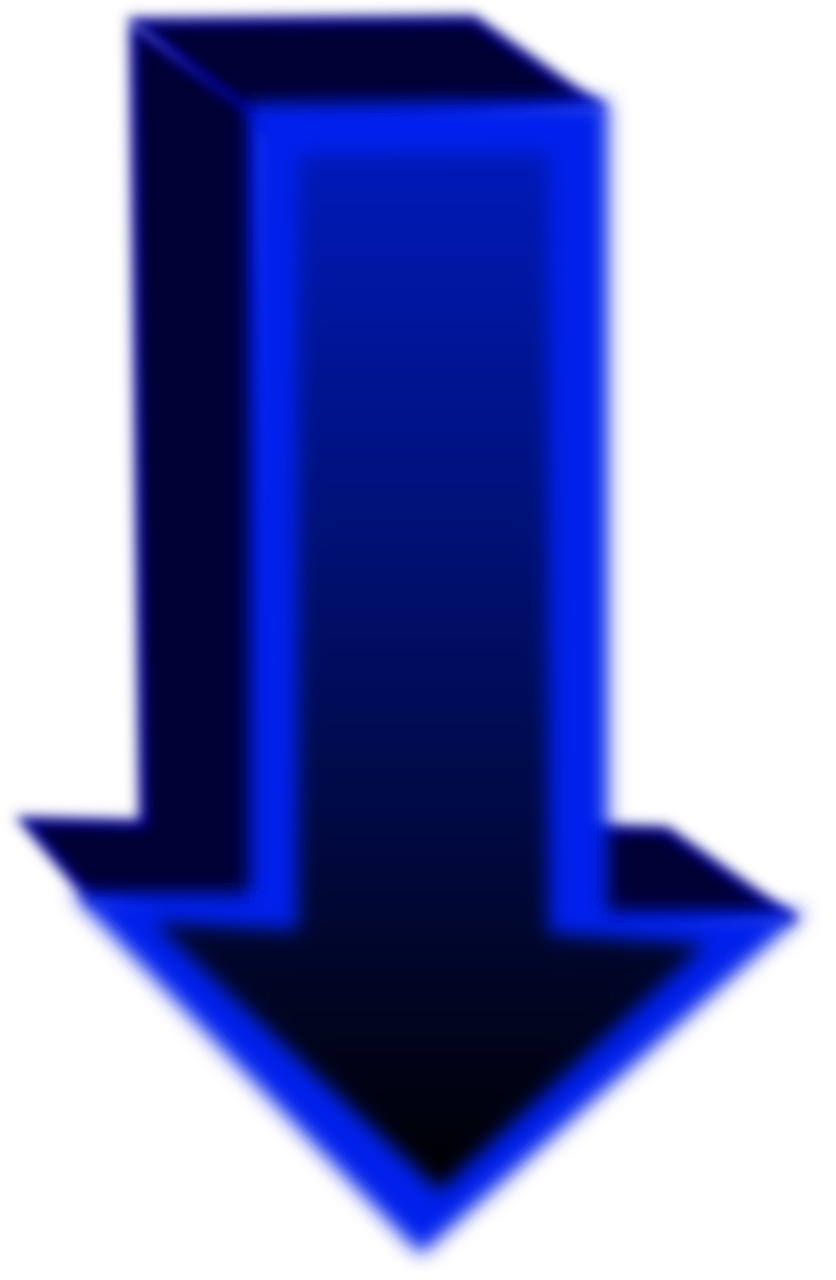 Blue Down Arrow Clip Art