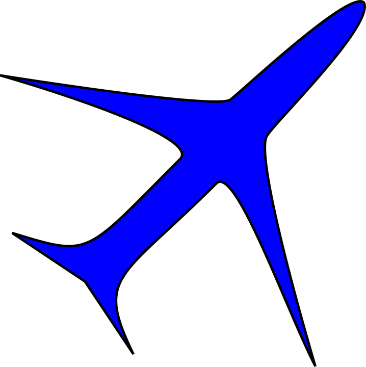 Avion De Ligne Bleu - Images vectorielles gratuites sur Pixabay - Pixabay