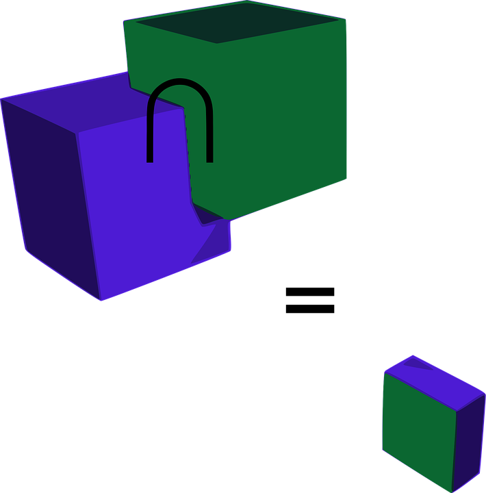 Download Intersection, Cubes, Geometry. Royalty-Free Vector Graphic ...