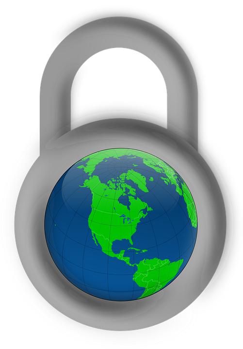 Download Globe, Lock, Security. Royalty-Free Vector Graphic - Pixabay