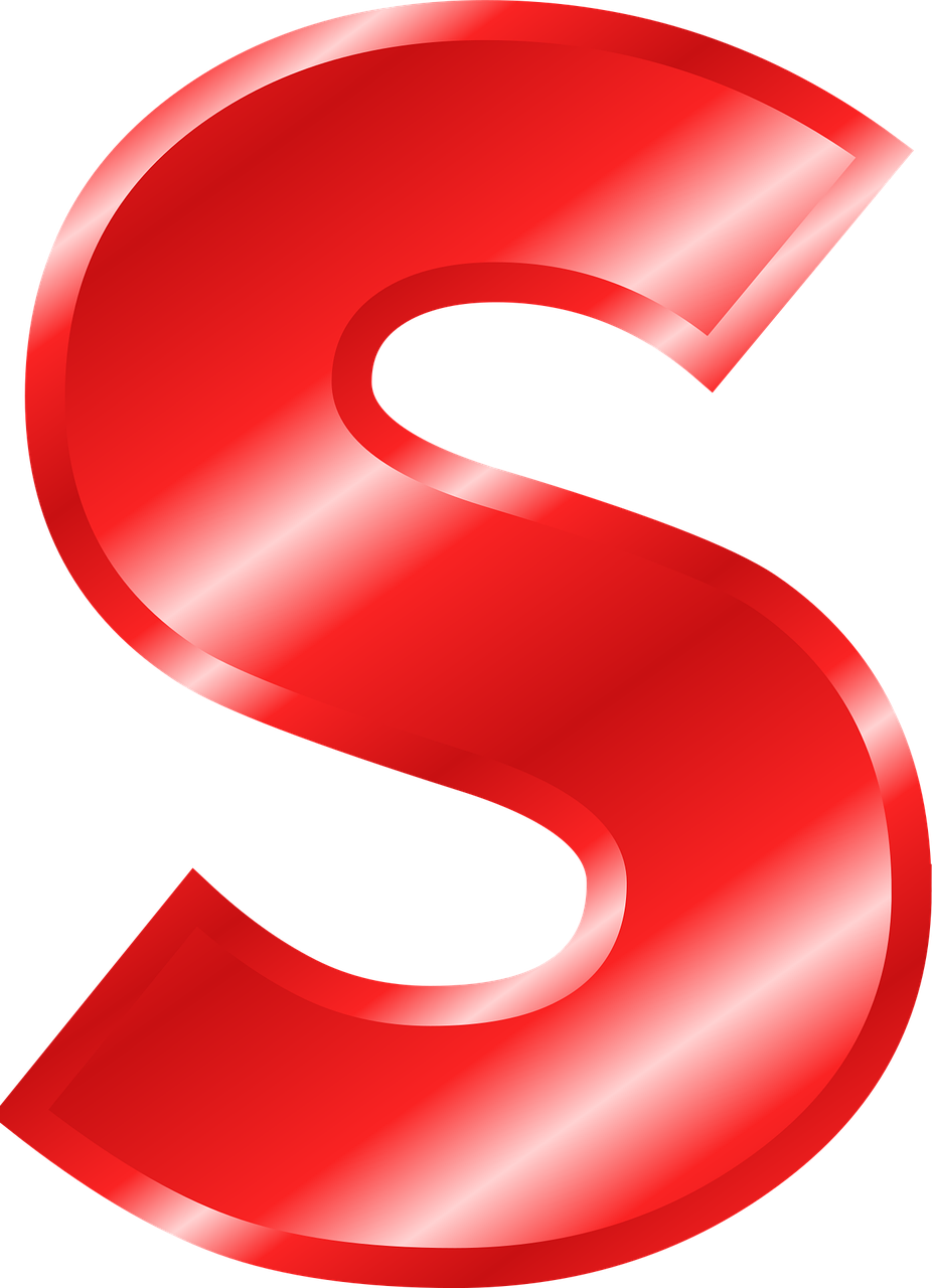 The Letter S In Red